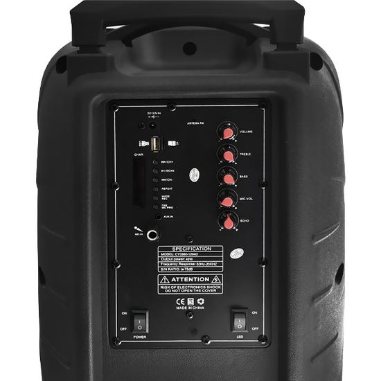 Caixa de Som Coby CY3360-1204D SD / USB / Bluetooth / Karaokê no ...