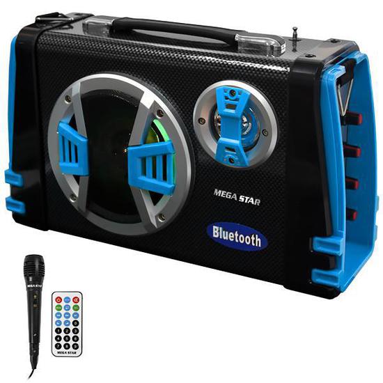 Caixa de Som Mega Star HY-K56BT SD / USB / Bluetooth / Karaokê no ...