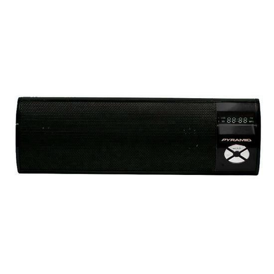 Caixa de Som Pyramid PDSP-88 SD / USB no Paraguai | Compras Paraguai