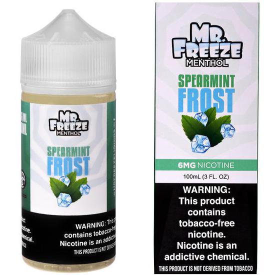 Essência para Vaper MR. Freeze Menthol Spearmint Frost 100ML no Paraguai - ComprasParaguai.com.br
