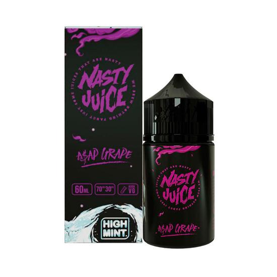 Essência para Vaper Nasty Juice Asap Grape High Mint 60ML no Paraguai - ComprasParaguai.com.br