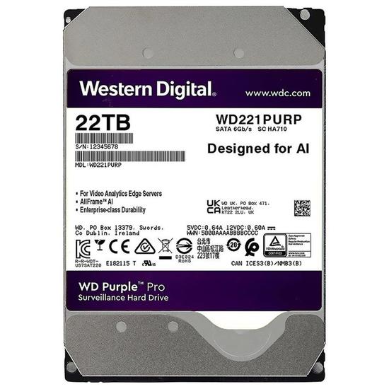 HD Western Digital WD Purple Pro WD221PURP 22TB 3.5" 7200RPM 512MB no Paraguai - ComprasParaguai ...