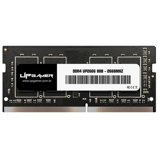 Memória UP Gamer UP2666 DDR4 8GB 2666MHz Notebook no Paraguai - ComprasParaguai.com.br