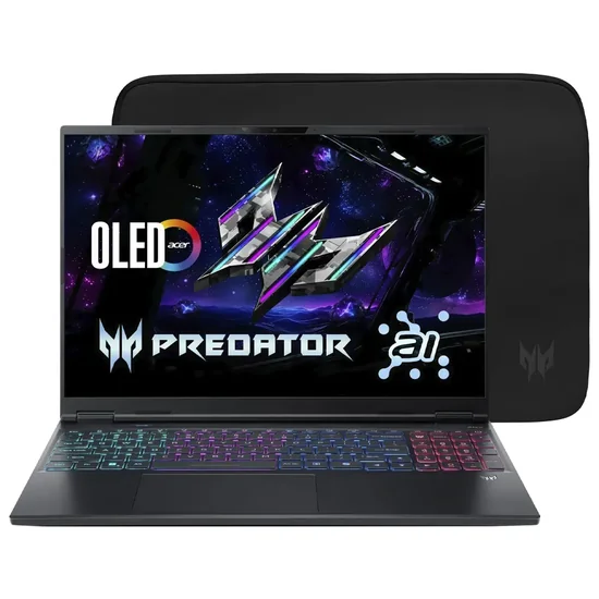 Notebook Acer Predator Helios Neo 16S AI PHN16S-71-91AW Intel Core Ultra 9 5.4GHz / Memória 16GB ...