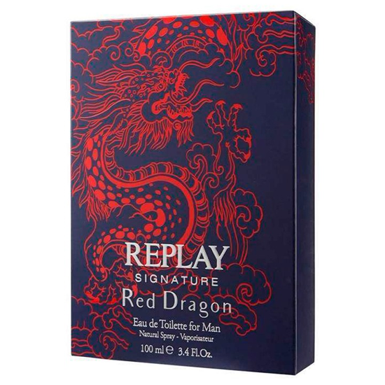Perfume Replay Signature Red Dragon Eau de Toilette Masculino 100ML no ...