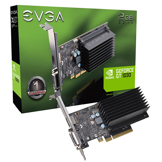 Placa de Vídeo EVGA GeForce GT1030 2GB DDR4 PCI-Express no Paraguai - ComprasParaguai.com.br