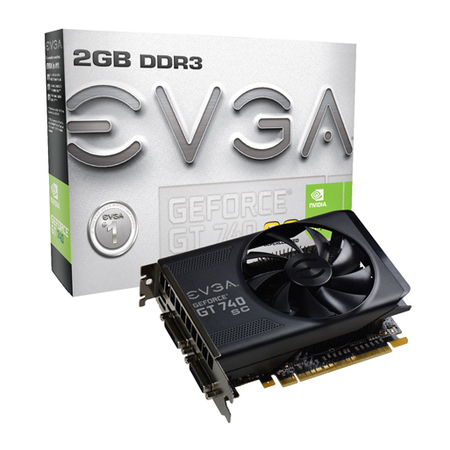 Placa de Vídeo EVGA GeForce GT740 2GB DDR3 PCI-Express no Paraguai | Compras Paraguai
