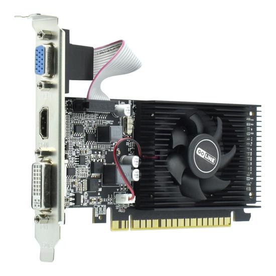 Placa de Vídeo GoLine GeForce GT610 2GB DDR3 PCI-Express GL-GT610-2GB-D3-V1 no Paraguai ...