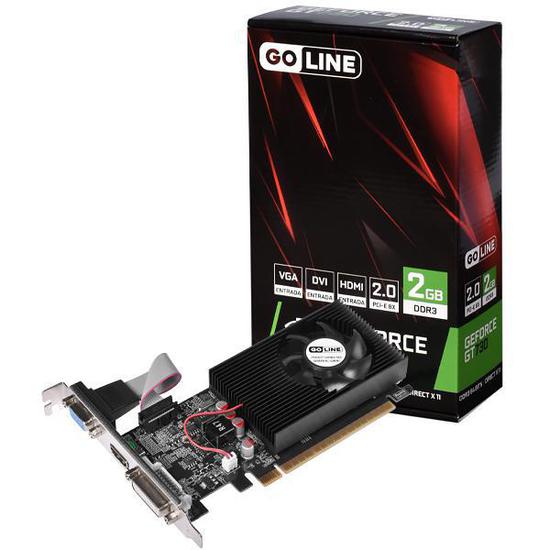 Placa de Vídeo GoLine GeForce GT730 2GB DDR3 PCI-Express no Paraguai - ComprasParaguai.com.br