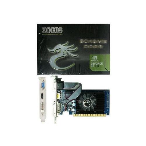 Placa de Video Zogis GeForce GT610 2GB DDR3 PCI-Express no Paraguai - ComprasParaguai.com.br