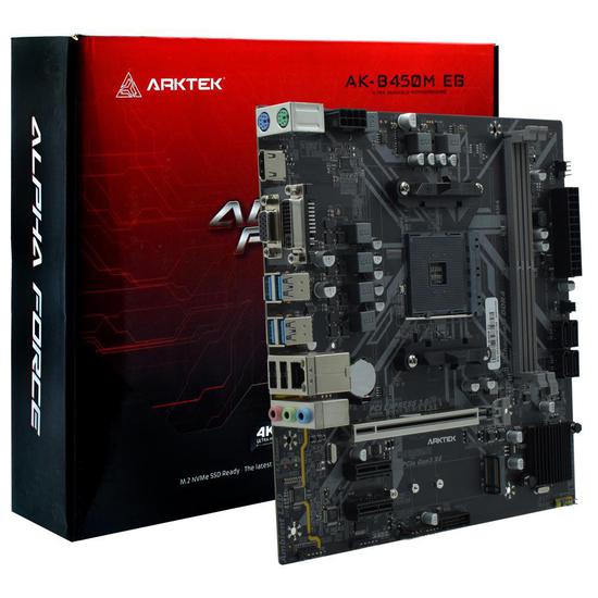 Placa Mãe Arktek AK-B450M EG AMD Soquete AM4 no Paraguai | Compras Paraguai