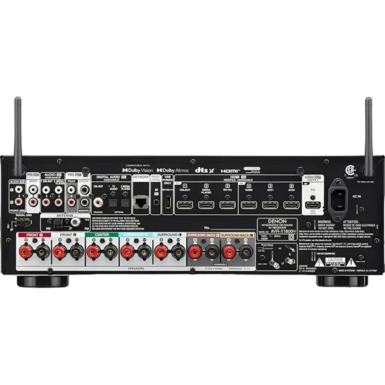 Receiver Denon AVR-X1800H no Paraguai | Compras Paraguai