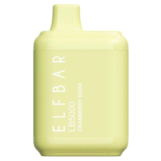 Vaper Descartável Elfbar LB5000 Cranberry Soda 5000 Puffs no Paraguai | Compras Paraguai