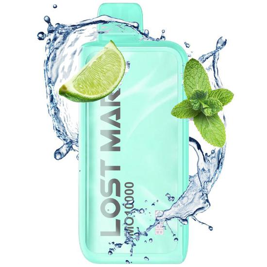 Vaper Descartável Elfbar Lost Mary MO10000 Lemon Mint 10000 Puffs no ...