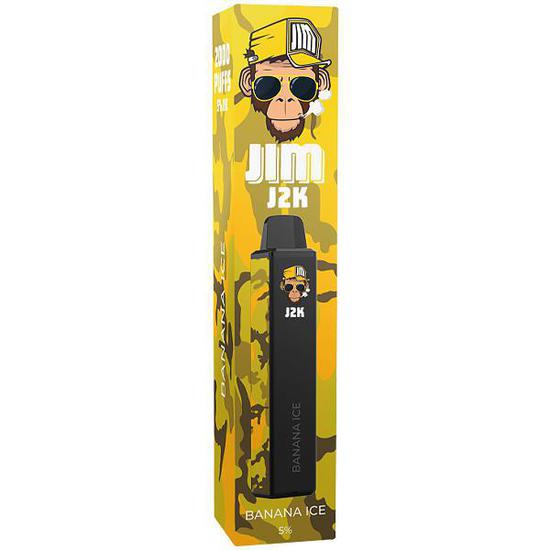 Vaper Descartável Jim Vapors J2K Banana Ice 2000 Puffs no Paraguai ...