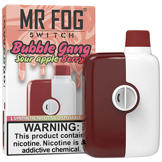 Vaper Descartável MR Fog Switch Bubble Gang Sour Apple Berry 5500 Puffs no Paraguai | Compras ...
