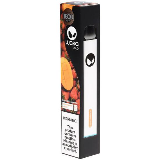 Vaper Descartável Waka Solo Strawberry Mango 1800 Puffs no Paraguai ...