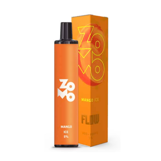Vaper Descartável Zomo Flow Mango Ice 800 Puffs no Paraguai - ComprasParaguai.com.br