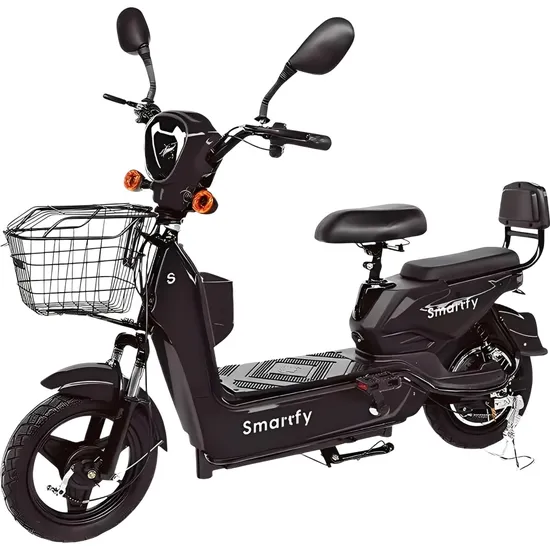 Motocicleta Elétrica Smartfy BE02 500 W - Preto | Compras Paraguai