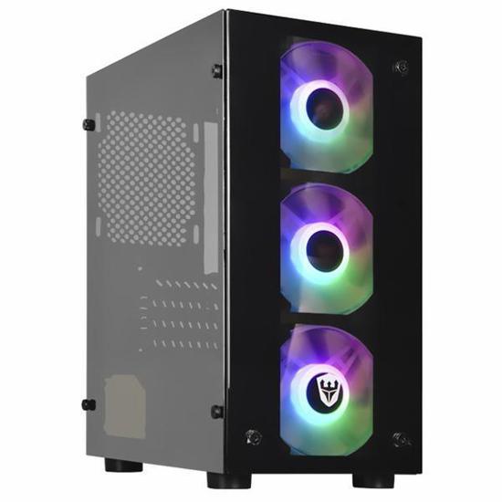 Gabinete Sate K868 Gamer 3FAN Preto RGB Matx na loja Topdek Informática no Paraguai ...