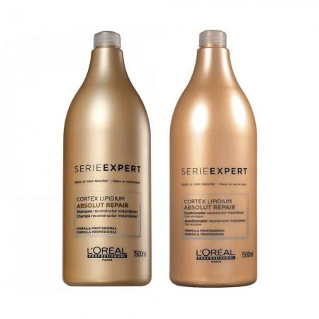 Kit Capilar L'Oreal Serie Expert Cortex Lipidium Absolut Repair Shampoo ...