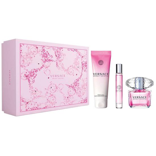 Mini Kit Perfume Versace Bright Crystal Feminino Edt 90 ML + Body ...