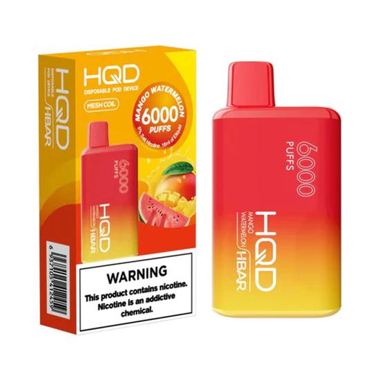 Pod Descartable HQD Hbar Mango Watermelon 6000 Puffs na loja Shopping ...
