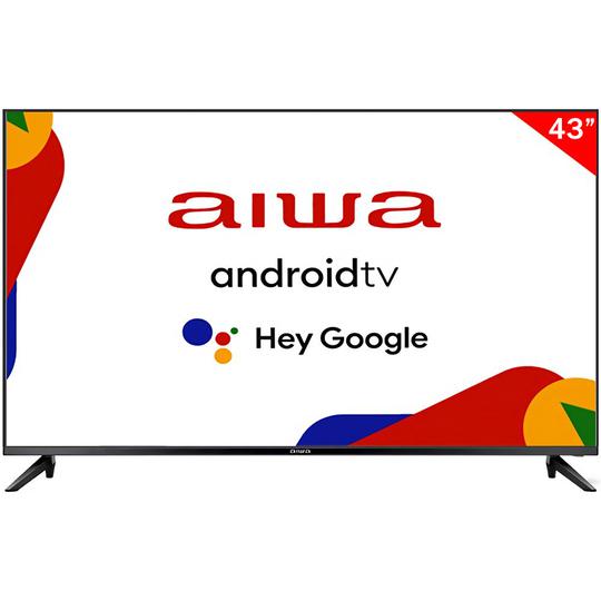 Smart TV LED de 43" Aiwa AW43B4SMFL Full HD com Wi-Fi/HDMI/Bivolt - Preto na loja Mobile Zone no ...
