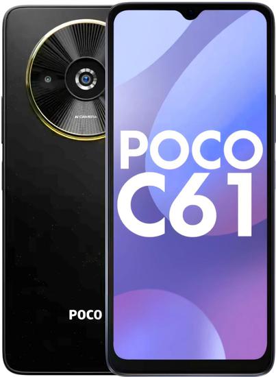 Celular Xiaomi Poco C61 4/64GB Preto (Indiano) na loja Alborada no Paraguai - ComprasParaguai.com.br