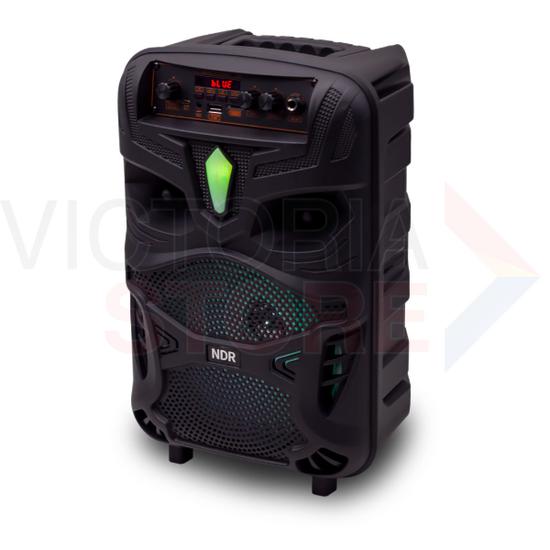 Caixa de Som Portatil NDR-P55 8" USB/Aux 300W - Preto na loja Victoria Store no Paraguai ...